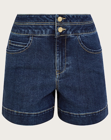 Monsoon Two-Button Denim Shorts | Simply Be
