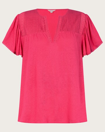 Monsoon V-Neck Woven Top | Simply Be
