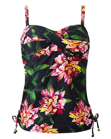 MAGISCULPT Bandeau Twist Front Shaping Tankini | Simply Be