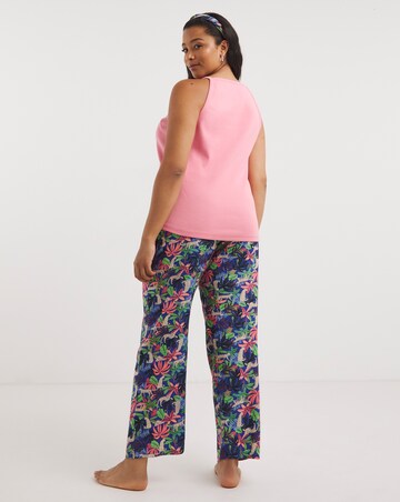 Vest Pyjama Set With Matching Headband | Simply Be