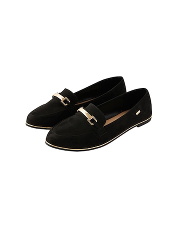 Accessorize Metal Bar Loafers | Simply Be