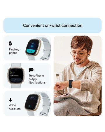 Fitbit Sense 2 Smart Watch - Blue Mist | Simply Be