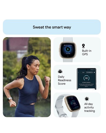 Fitbit Sense 2 Smart Watch - Blue Mist | Simply Be