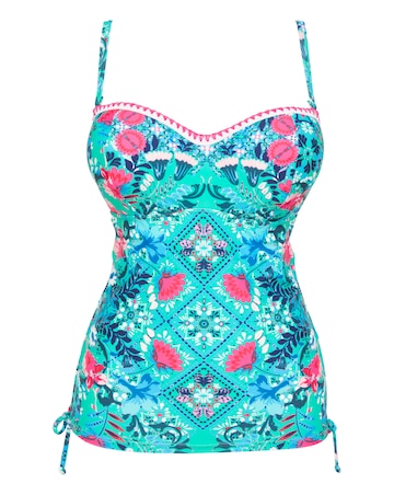 Figleaves Frida Bandeau Tankini Top | Simply Be