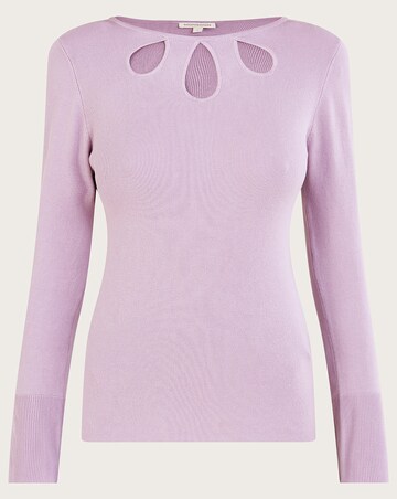 Monsoon Cut-Out Ribbed Jumper | Simply Be