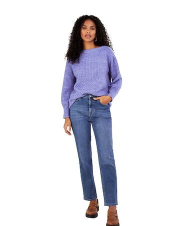Monsoon Supersoft Patch Tunic Jumper | Simply Be