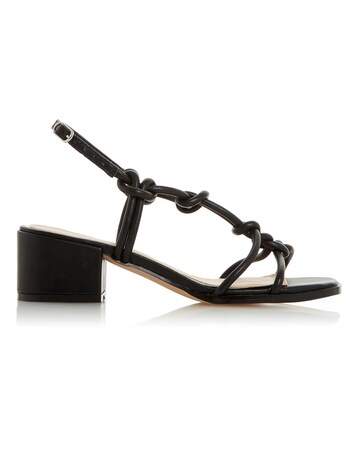Head Over Heels JiJi Block Heel Knotted Sandals Standard D Fit | Simply Be