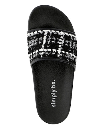 Check Slider Wide E Fit | Simply Be