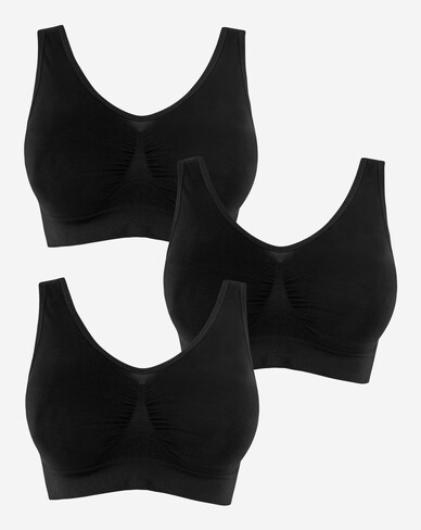 Pretty Secrets 3 Pack Comfort Tops A-D | Simply Be