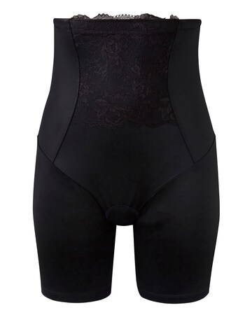 MAGISCULPT Ella Black Lace Firm Control Anti-Chafing Thighshaper ...