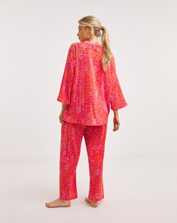 Plisse Lounge PJ Set | Simply Be