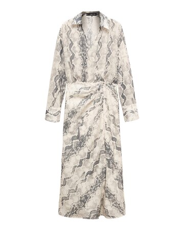 Mango Snake Print Midi Dress | Simply Be