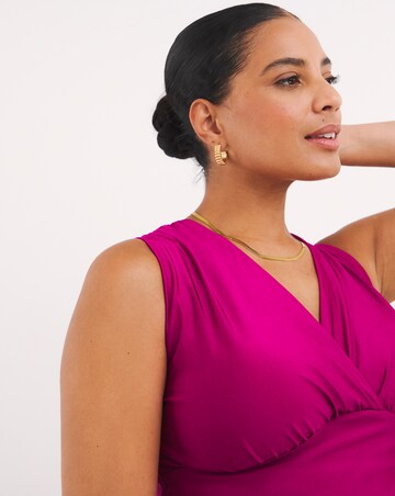 MAGISCULPT Ruched Tummy Control Tankini Set | Simply Be