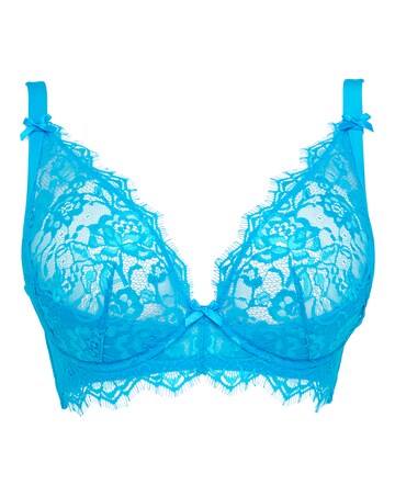 Figleaves Pulse Lace Underwired Plunge Bra B-G | Simply Be