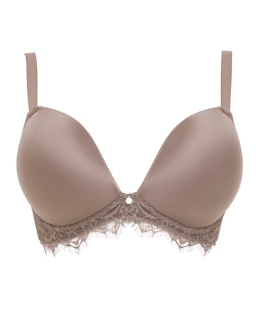 Smoothing Non Wired Padded Bra With Lace Detail | Simply Be